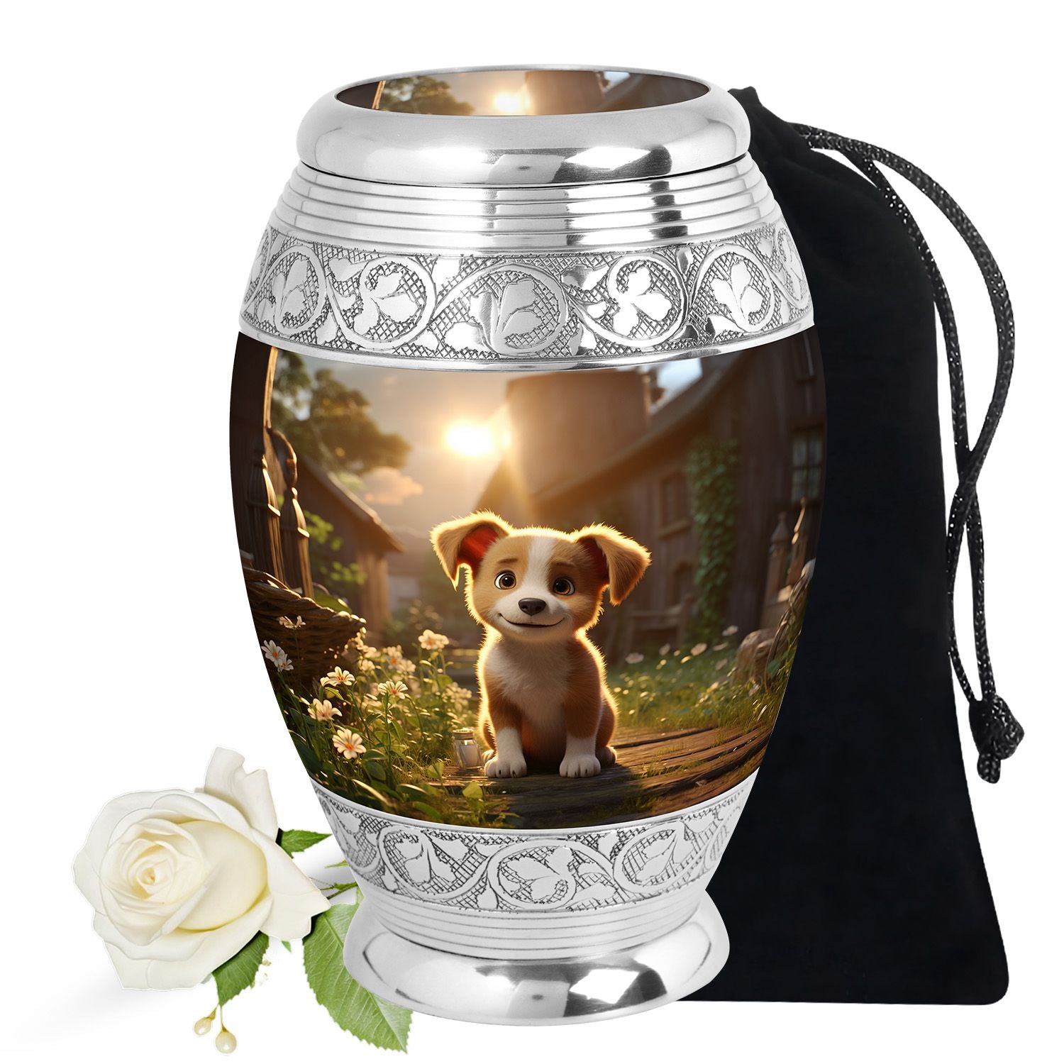 Beautiful Bulldog Cremation Urn | Custom Memorial Urn for Pets ...